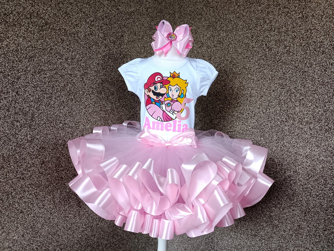 Princess Peach Birthday Outfit, Personalized Princess Peach Party ...