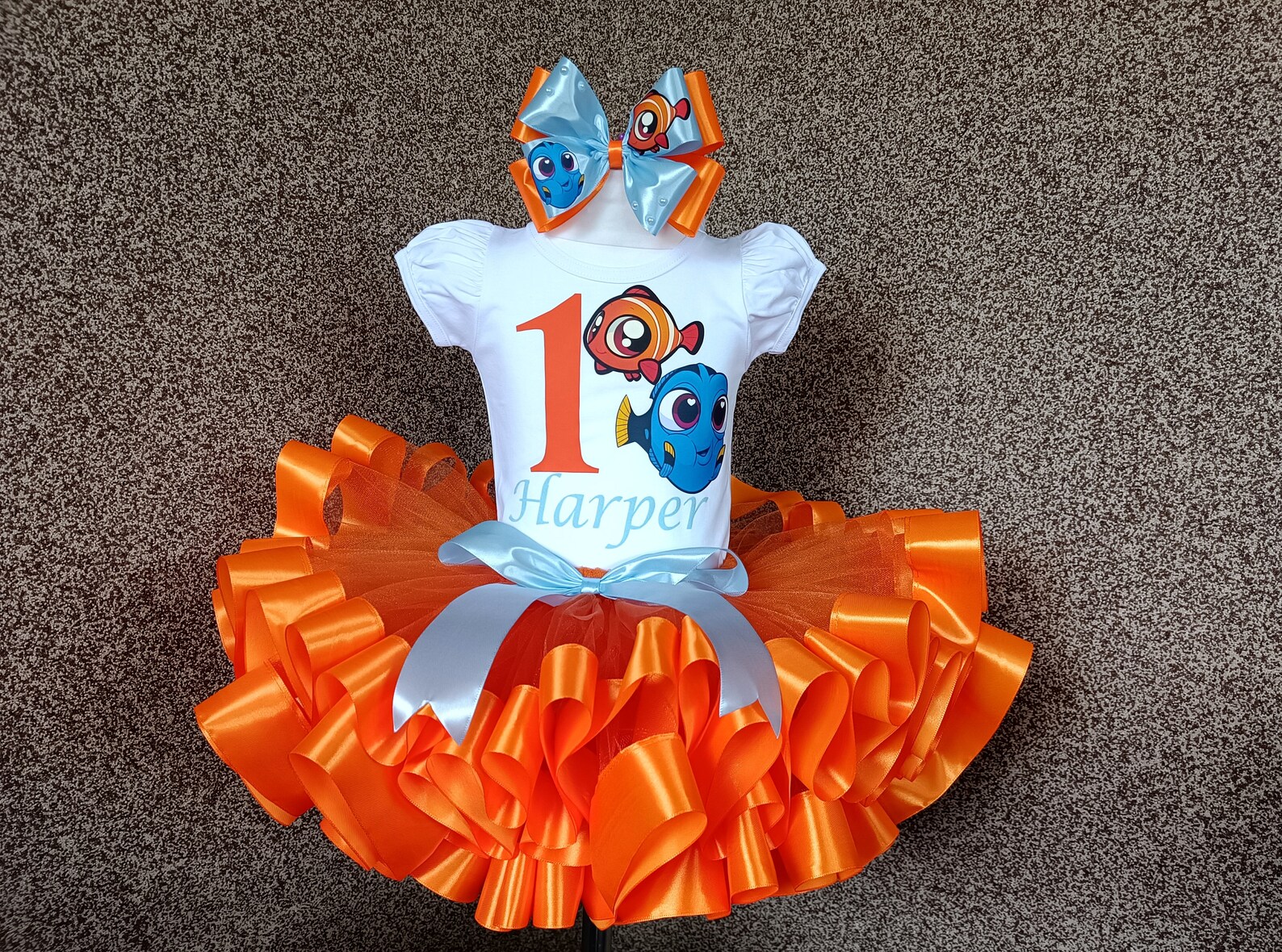 Nemo Dory Birthday Outfit: Personalized Tutu Costume - Etsy