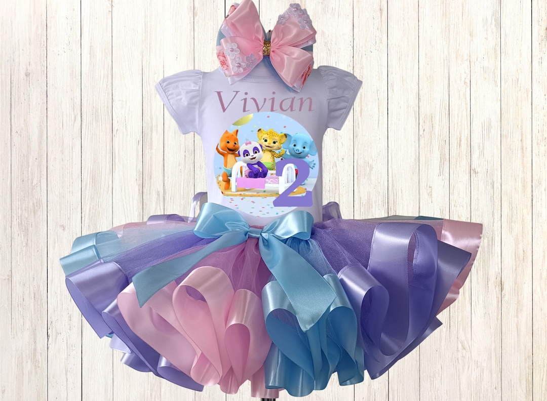 Word Party Lulu Birthday Tutu Outfit, Lulu Word Party Tutu Set Lulu ...