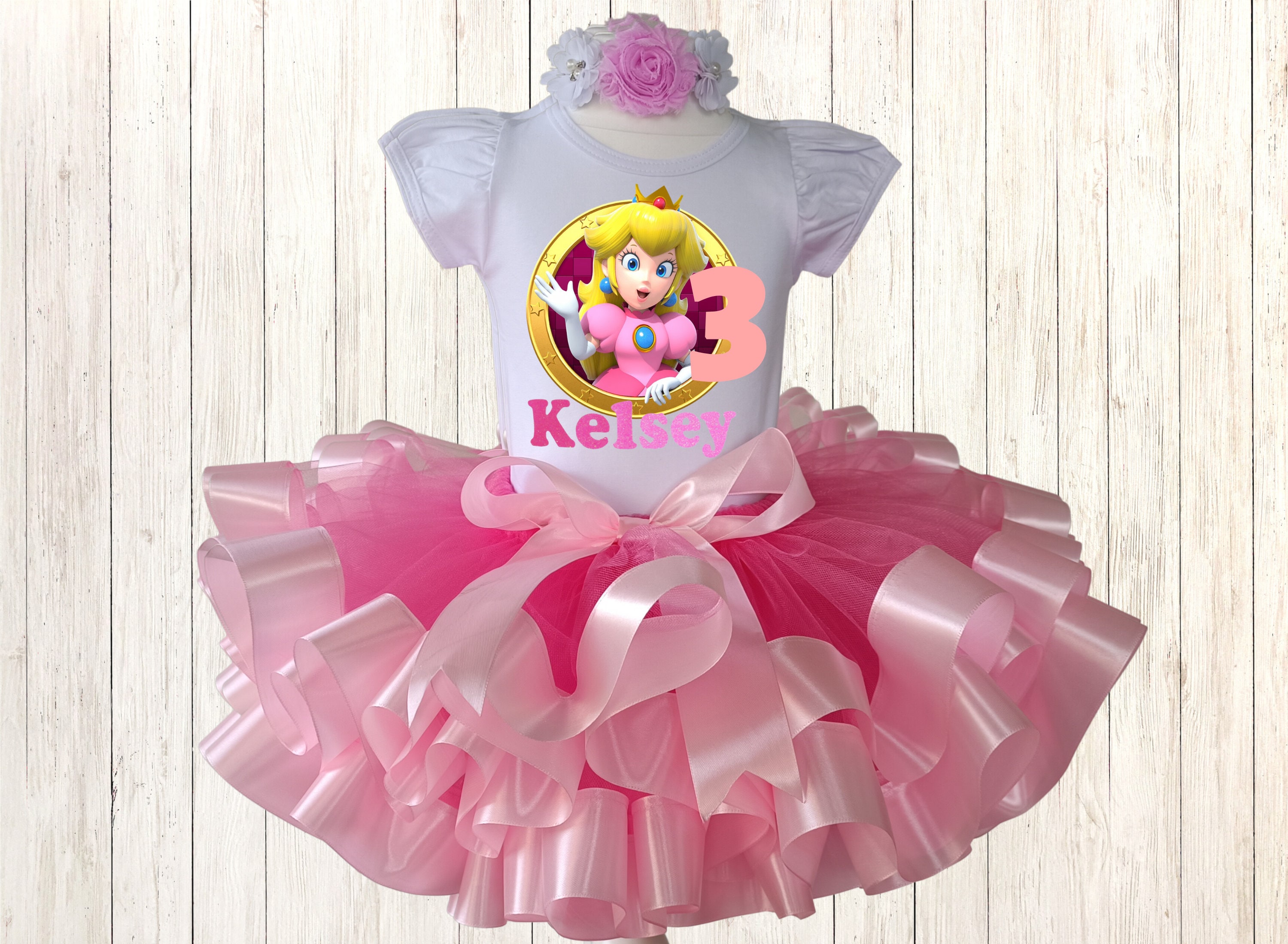 Princess Peach Tutu Costume