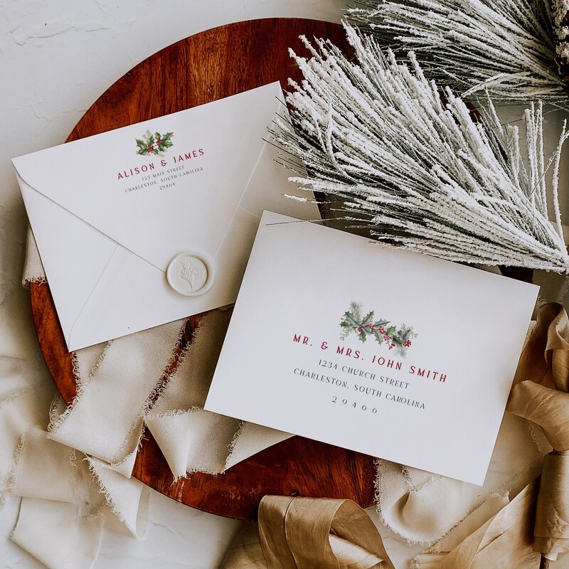 Holiday Envelope - Etsy