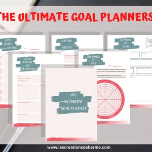 Planner d'objectifs plan d'action de projet planificateur imprimable et ...