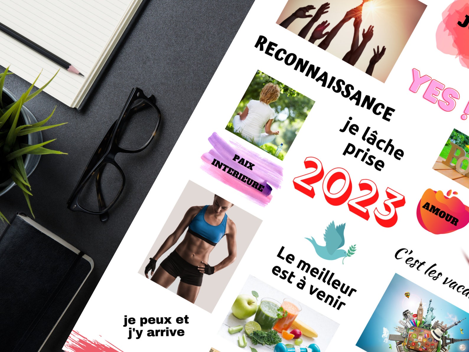 Mini kit de tableau de visualisation 2023 loi de - Etsy France