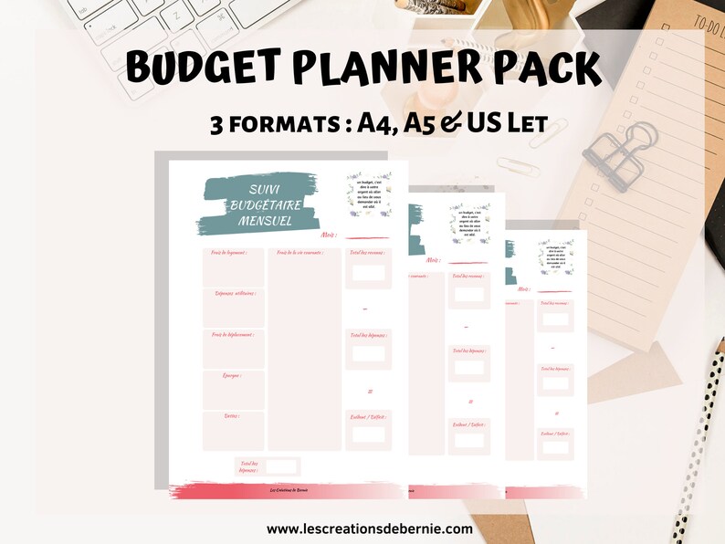Budget Planner Printable Money Planner Finance Tracker - Etsy