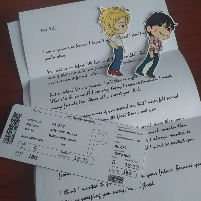 Eiji's Letter to Ash - Etsy