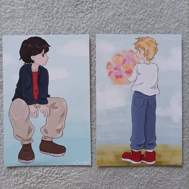Ash and Eiji Banana Fish Anime Print - Etsy