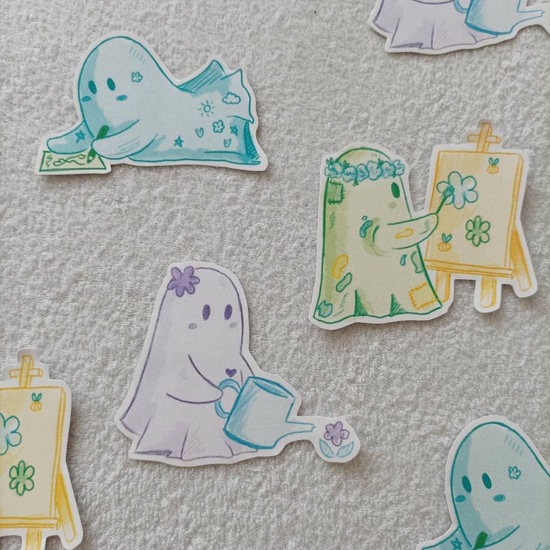 Ghost Stickers - Etsy