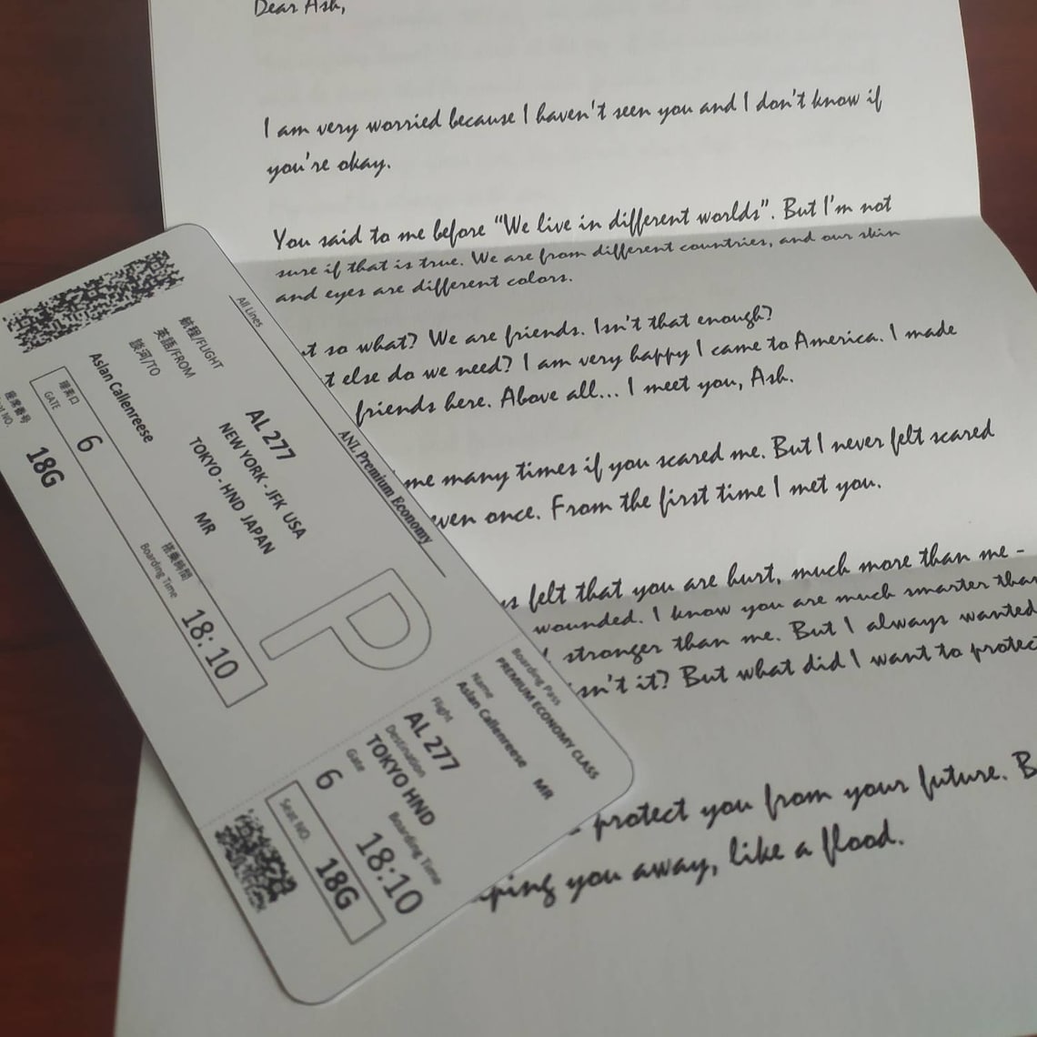 Eiji's Letter to Ash - Etsy UK