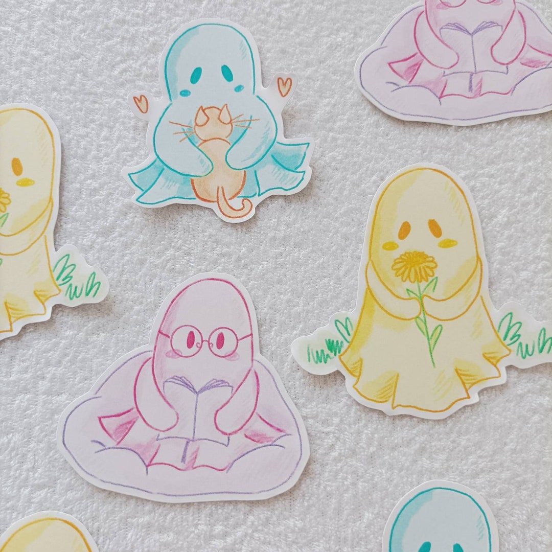 Ghost Stickers 2 - Etsy