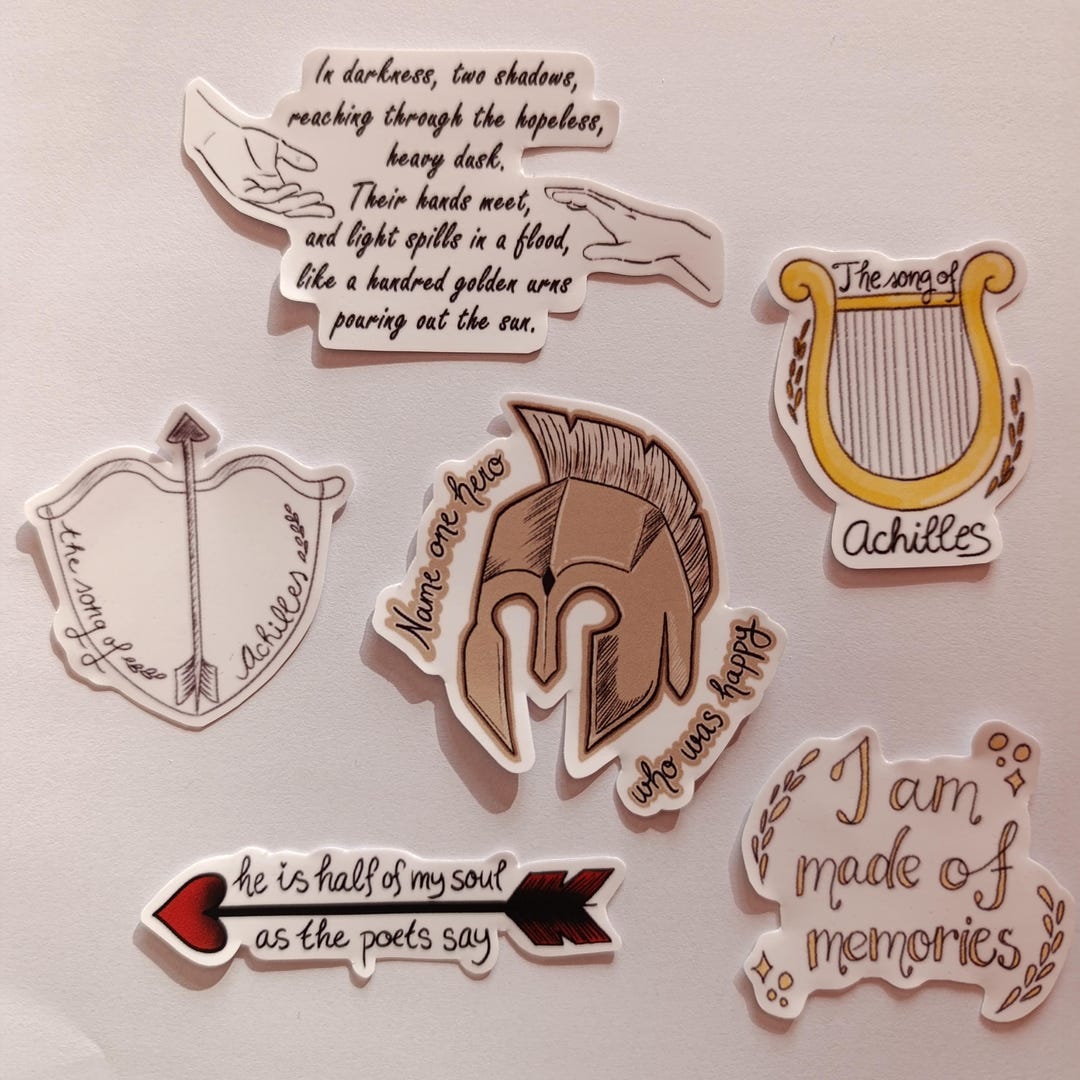 The Song of Achilles Stickers - Etsy