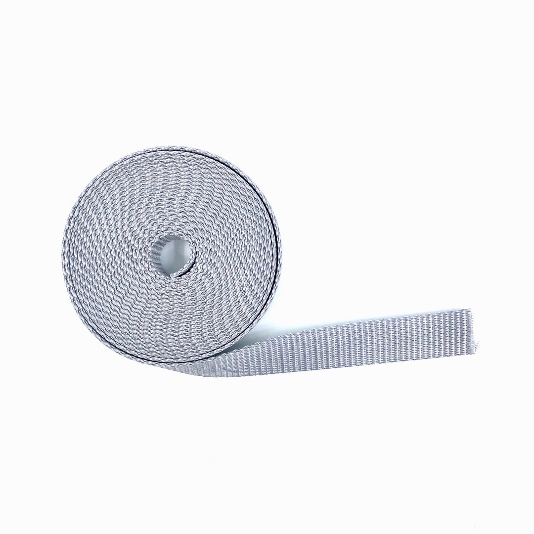 Grey Heavyweight Nylon Webbing by the Yard - Etsy