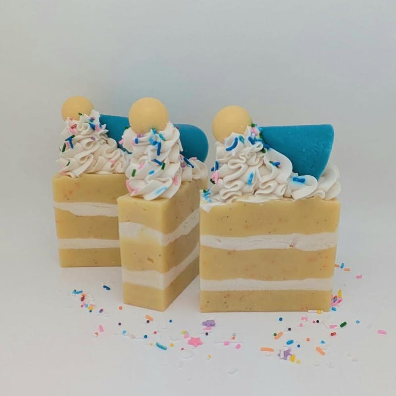 Birthday Cake Soap - Etsy
