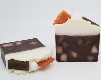 S'mores Soap Bars, Artisan Soap Gifts, Camping Gifts, Cabin Decor ...