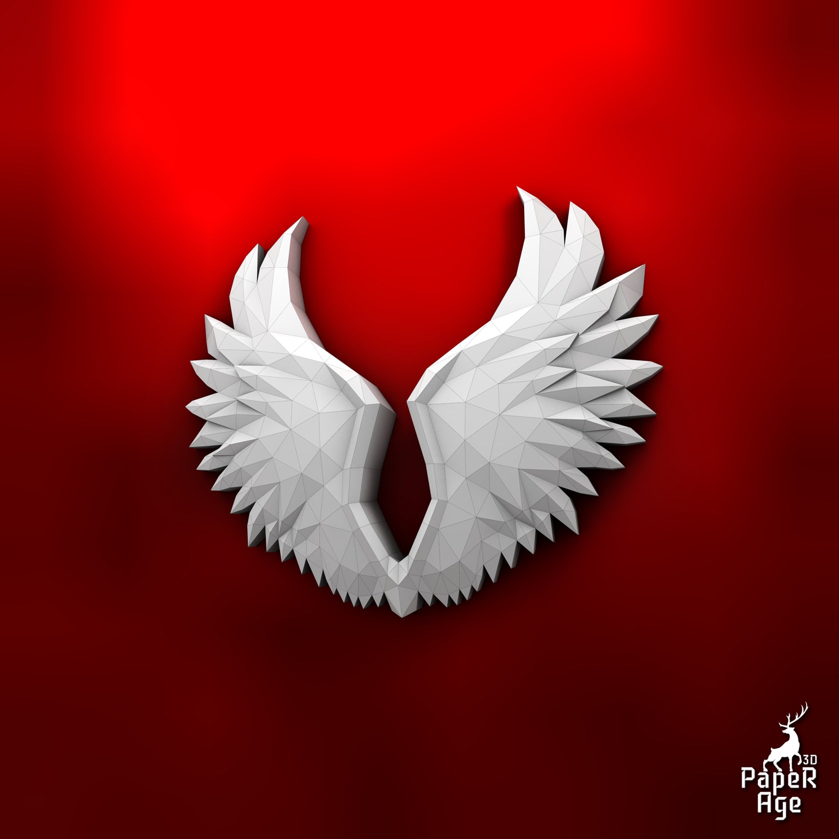 Angel Wings Papercraft Pepakura Lowpoly Low Polygon 3D - Etsy Australia