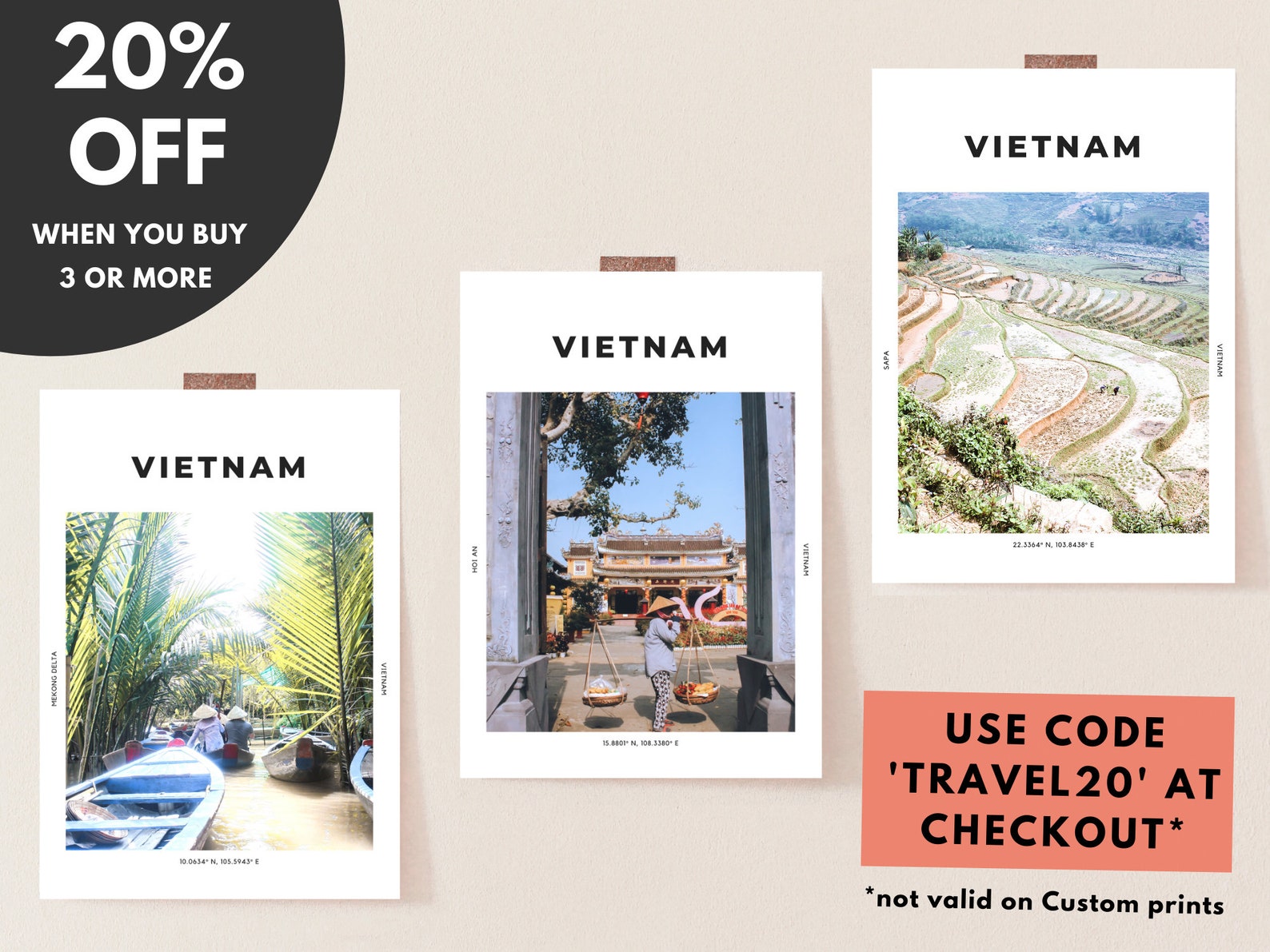 Vietnam Print Hoi an Poster Vietnamese Wall Art Temple Grey - Etsy UK