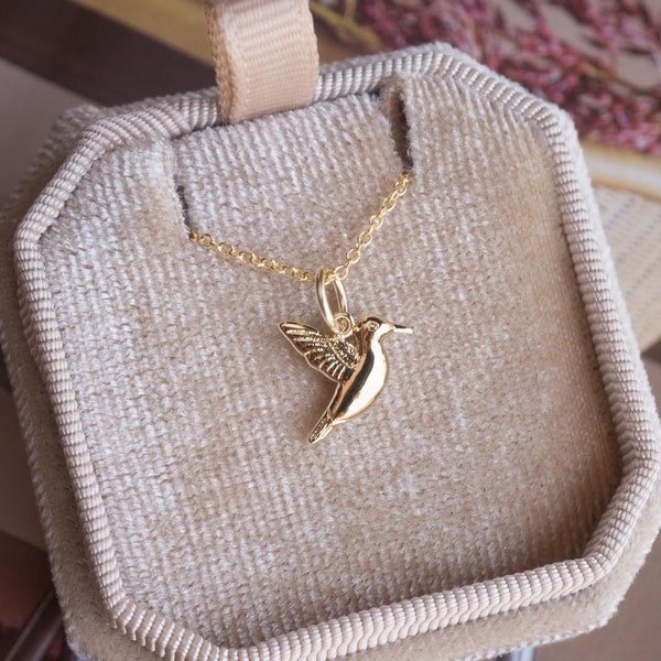 Hummingbird Charm - Etsy