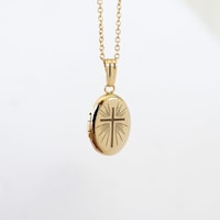 Cross Locket - Etsy