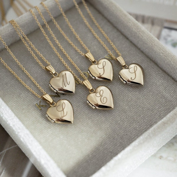 Heart Locket Letter - Etsy