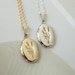 Lavender Oval Locket, Necklace, 14K Solid Gold, Gold Filled Locket ...