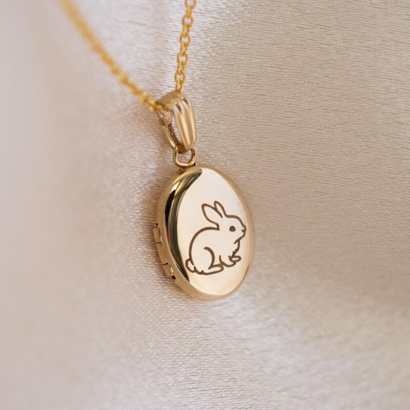 Bunny Locket - Etsy