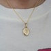 Poppy Flower Oval Locket Necklace 14K Gold Silver - Etsy