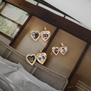 Angel Number Heart Locket, Minimalist Personalized Gifts, Engravable ...