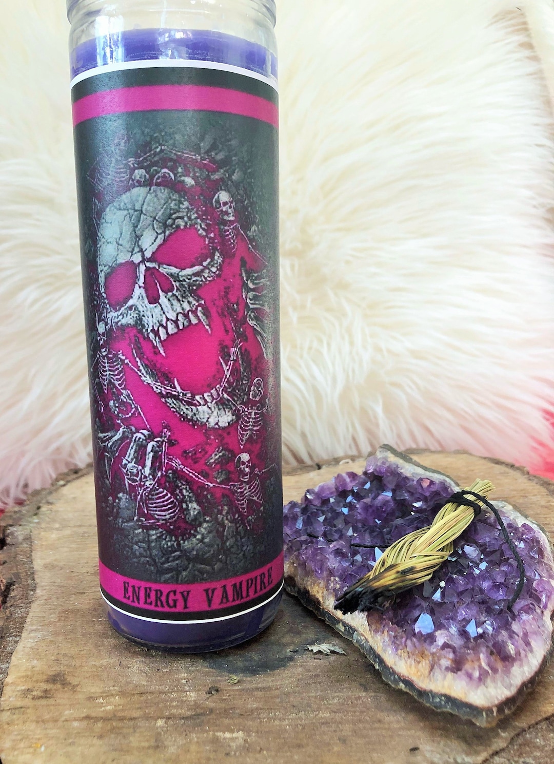 Energy Vampire Spell Candle - Etsy