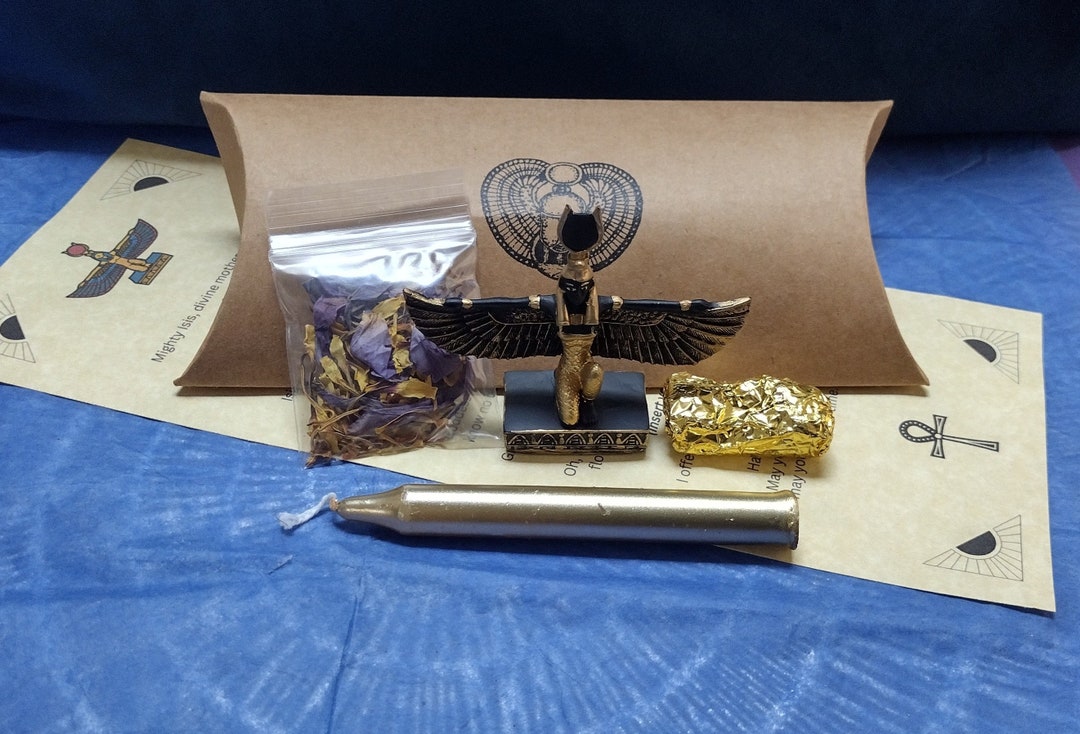 Goddess Isis - Mini Altar Kit - Etsy