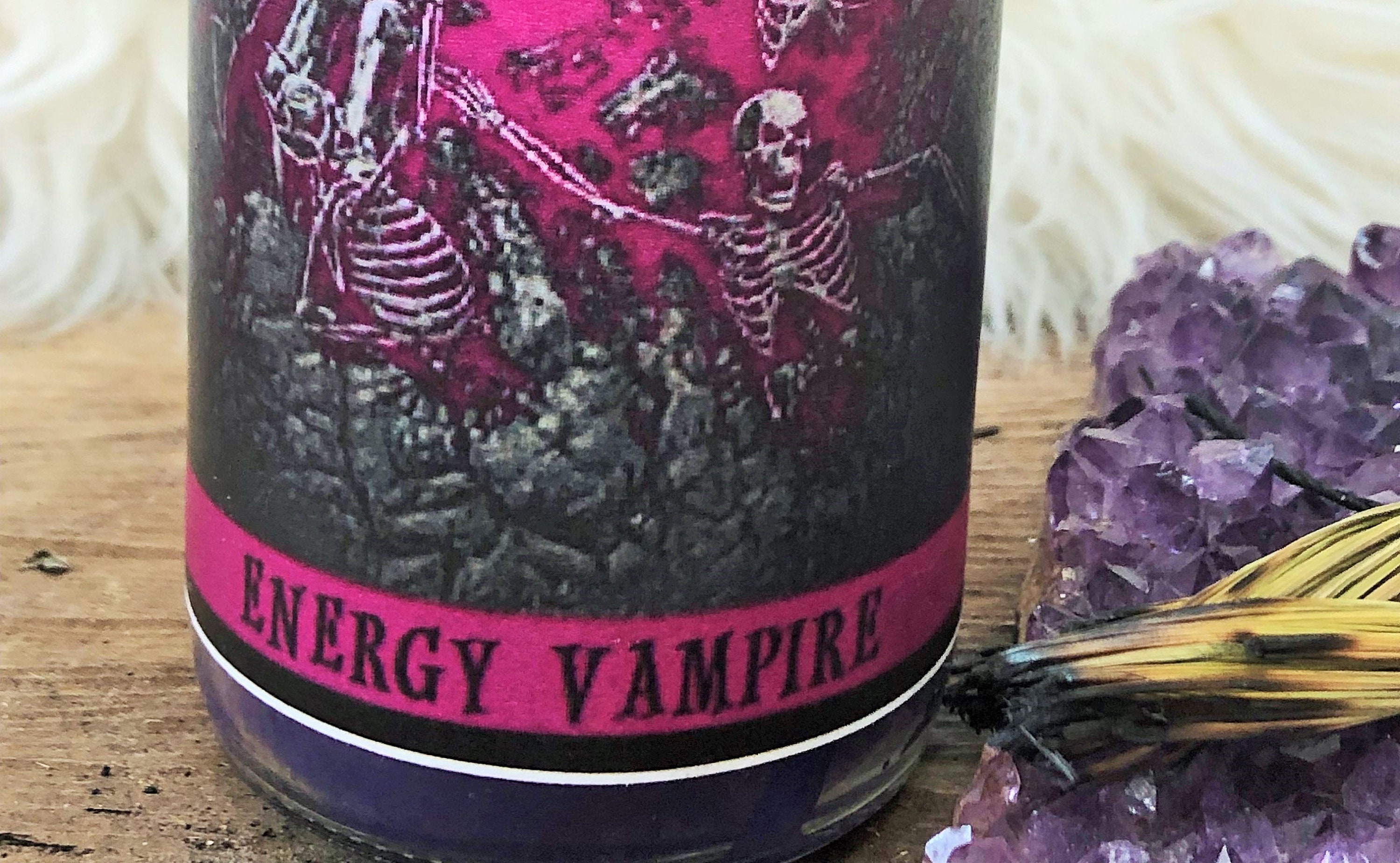 Energy Vampire Spell Candle - Etsy