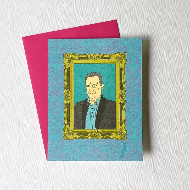 T. Hanks Thank You Card - Etsy