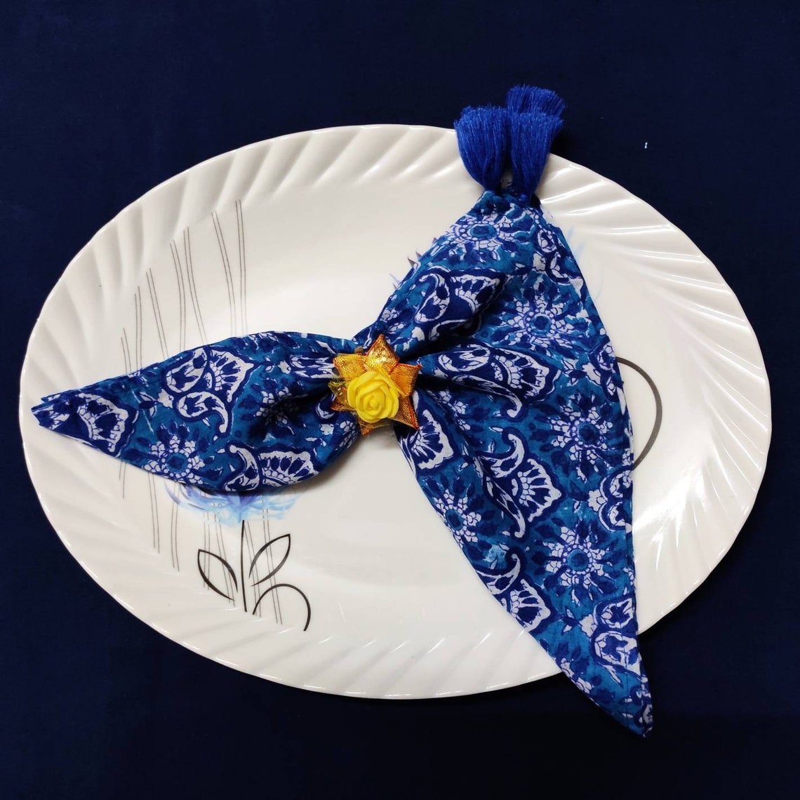 Cotton Napkin Fabric Face Mask Facemask Dinner Cocktail - Etsy