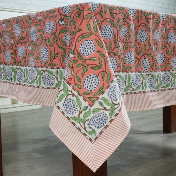 Block Print Tablecloth - Etsy