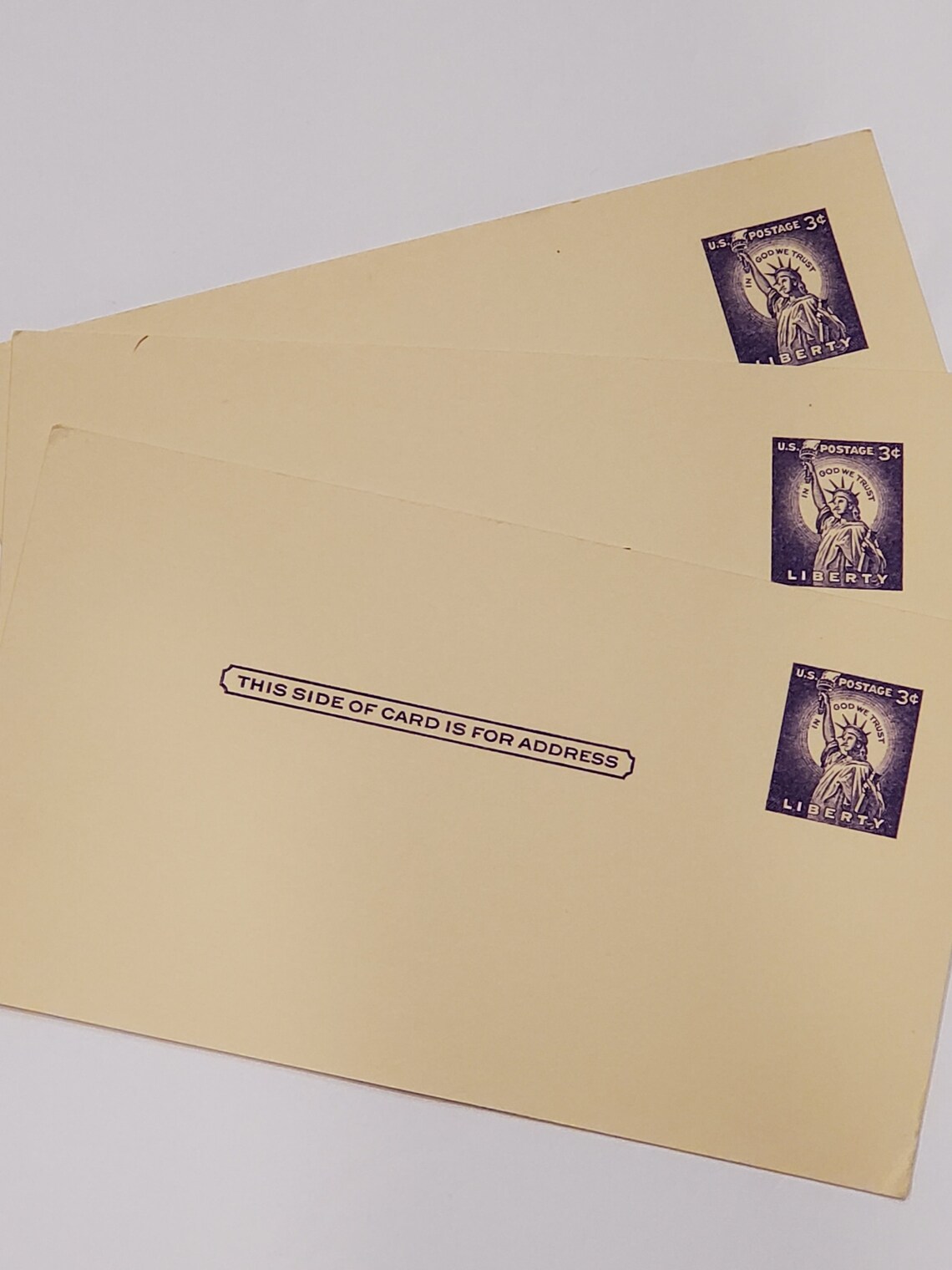 12 Vintage Prepaid Postcards. 4 Cent Lincoln, 3 Cent Liberty, 6 Cent ...