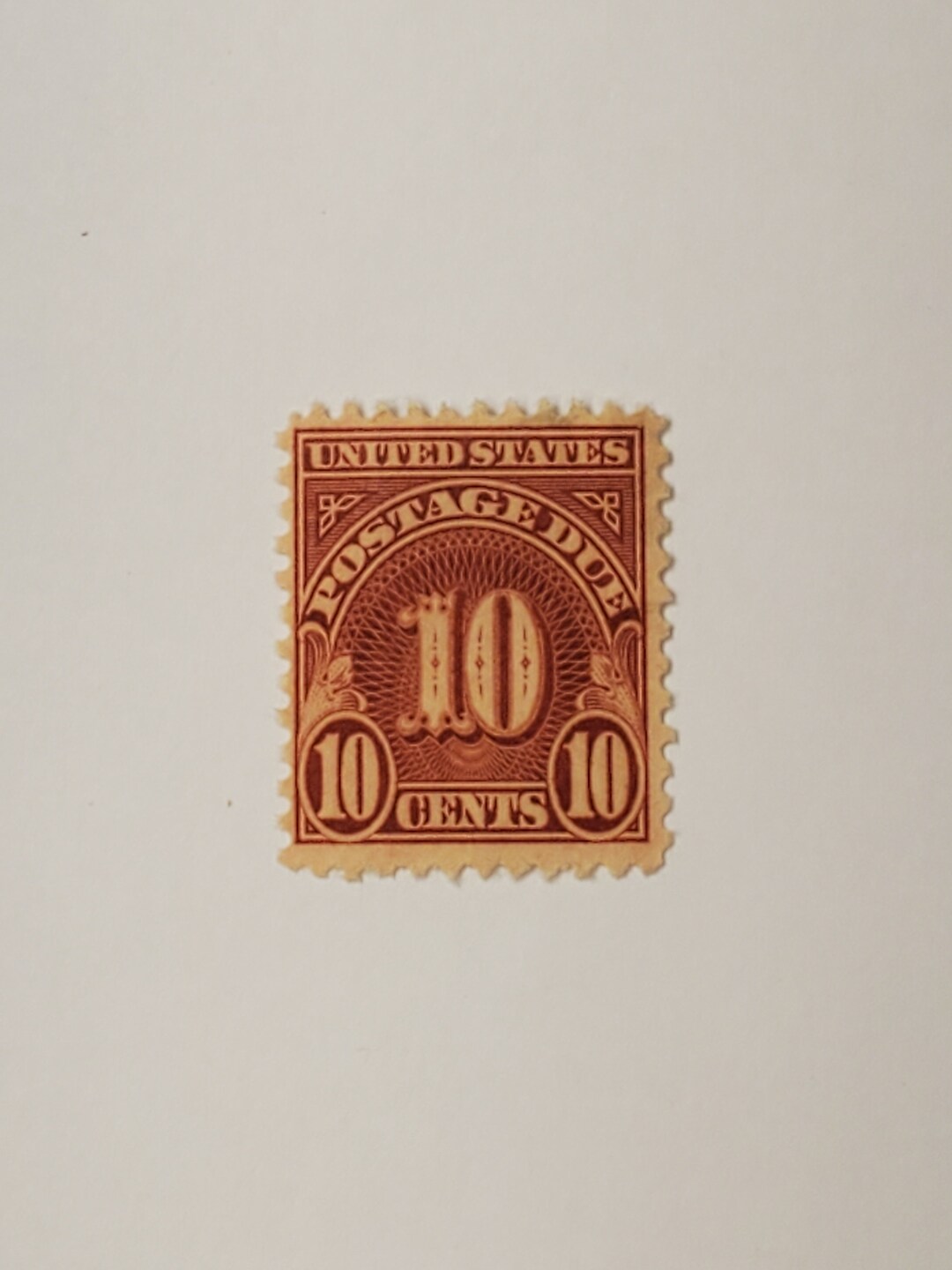 U.S. Stamp 1930 10 Cent Postage Due. Scott #J74. Carmine Red. MH - Etsy