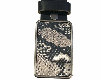 Snake Skin Belt Buckle - Etsy