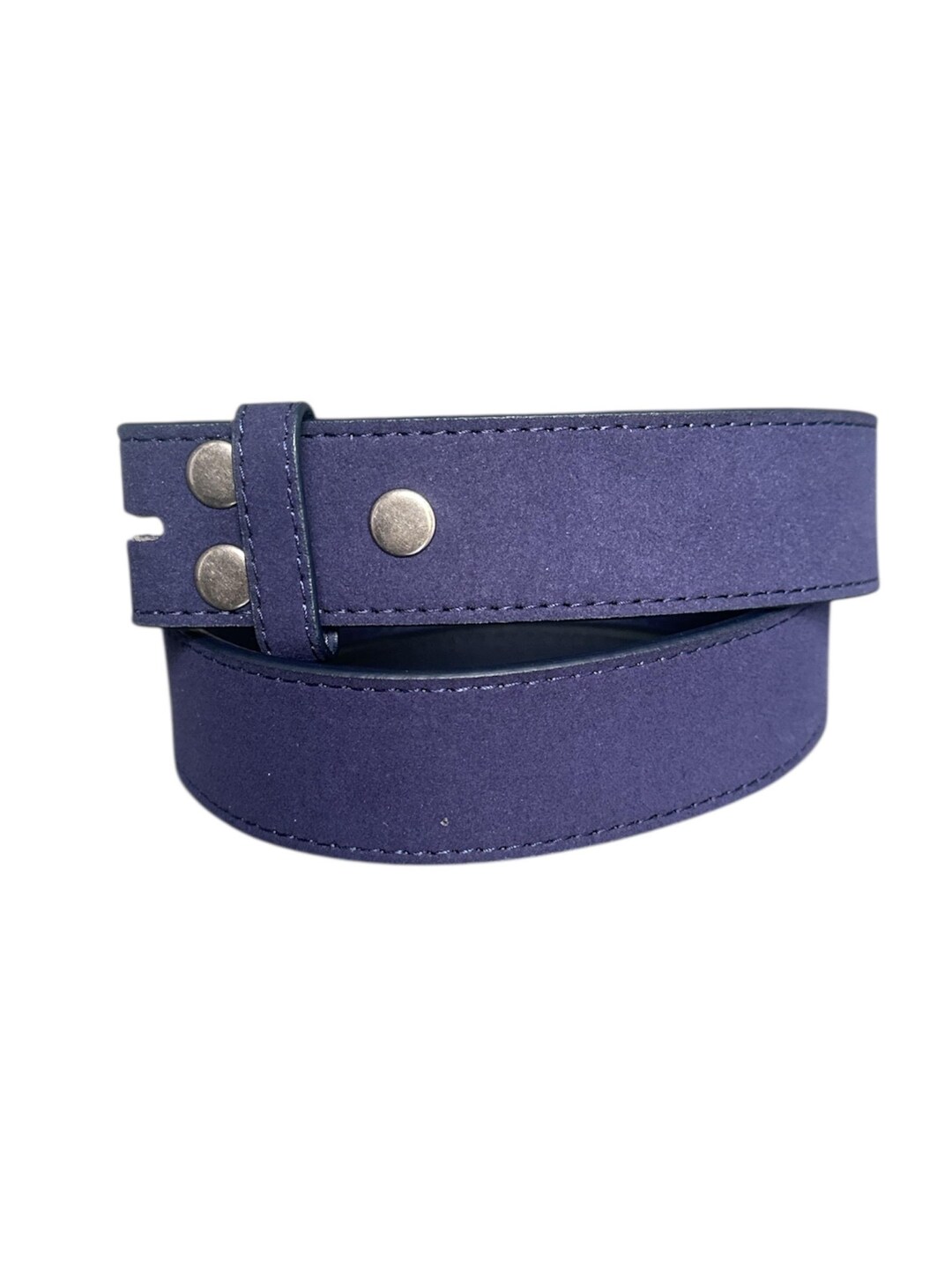 Blue Suede Snap Belt Strap, 1.5 Inch Wide, Interchangeable Belt - Etsy