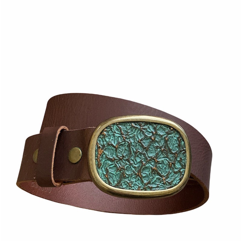 Turquoise Belt Buckle - Etsy