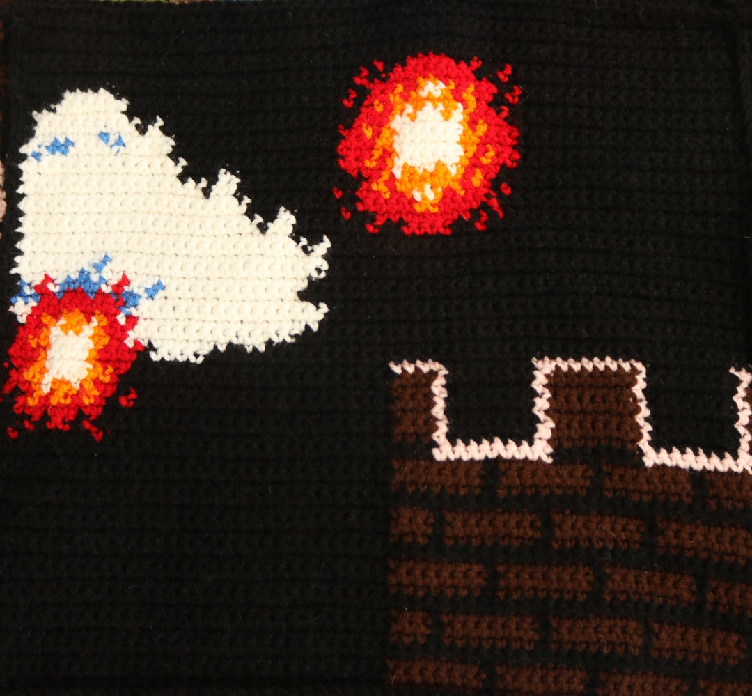 Super Mario Bros. Inspired Grafting Blanket Square Scene 9 - Etsy