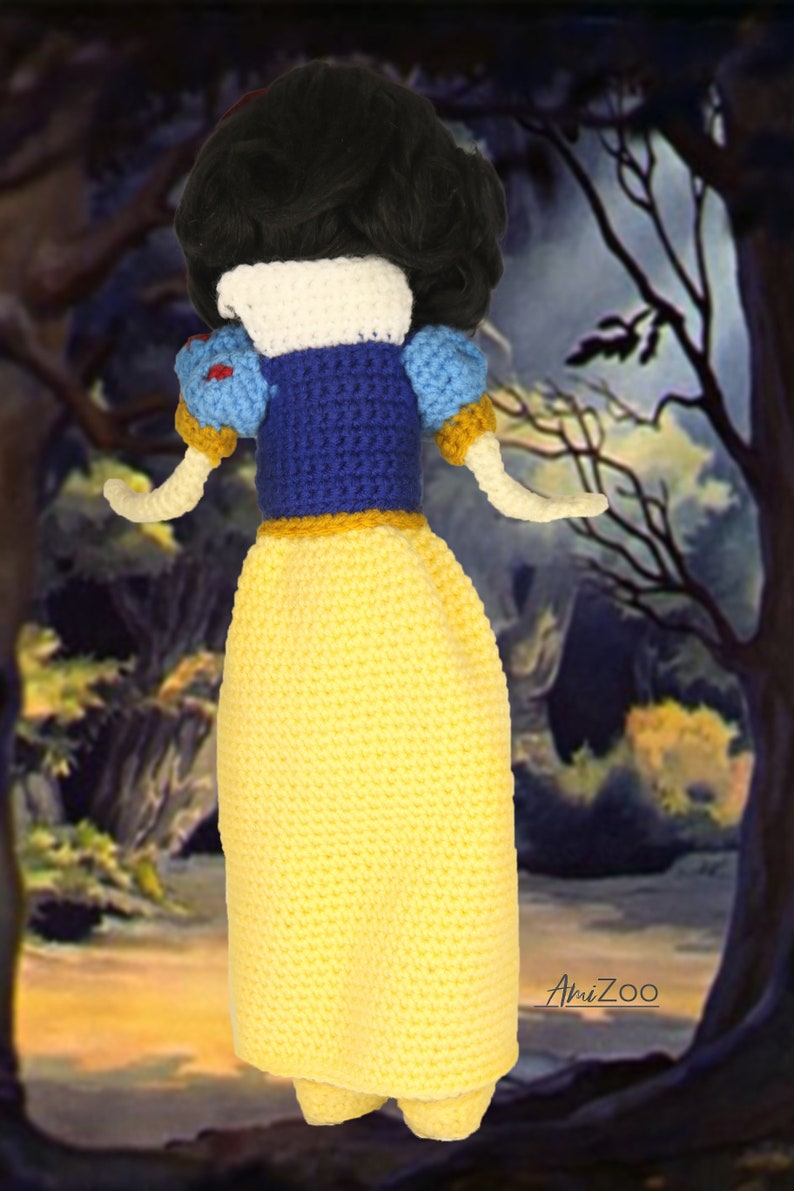 Fairytale Princess Snow White Inspired Crochet Amigurumi Doll Pattern ...
