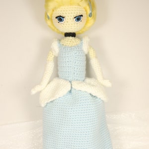 Fairytale Princess Cinderella Inspired Crochet Amigurumi Doll Pattern ...
