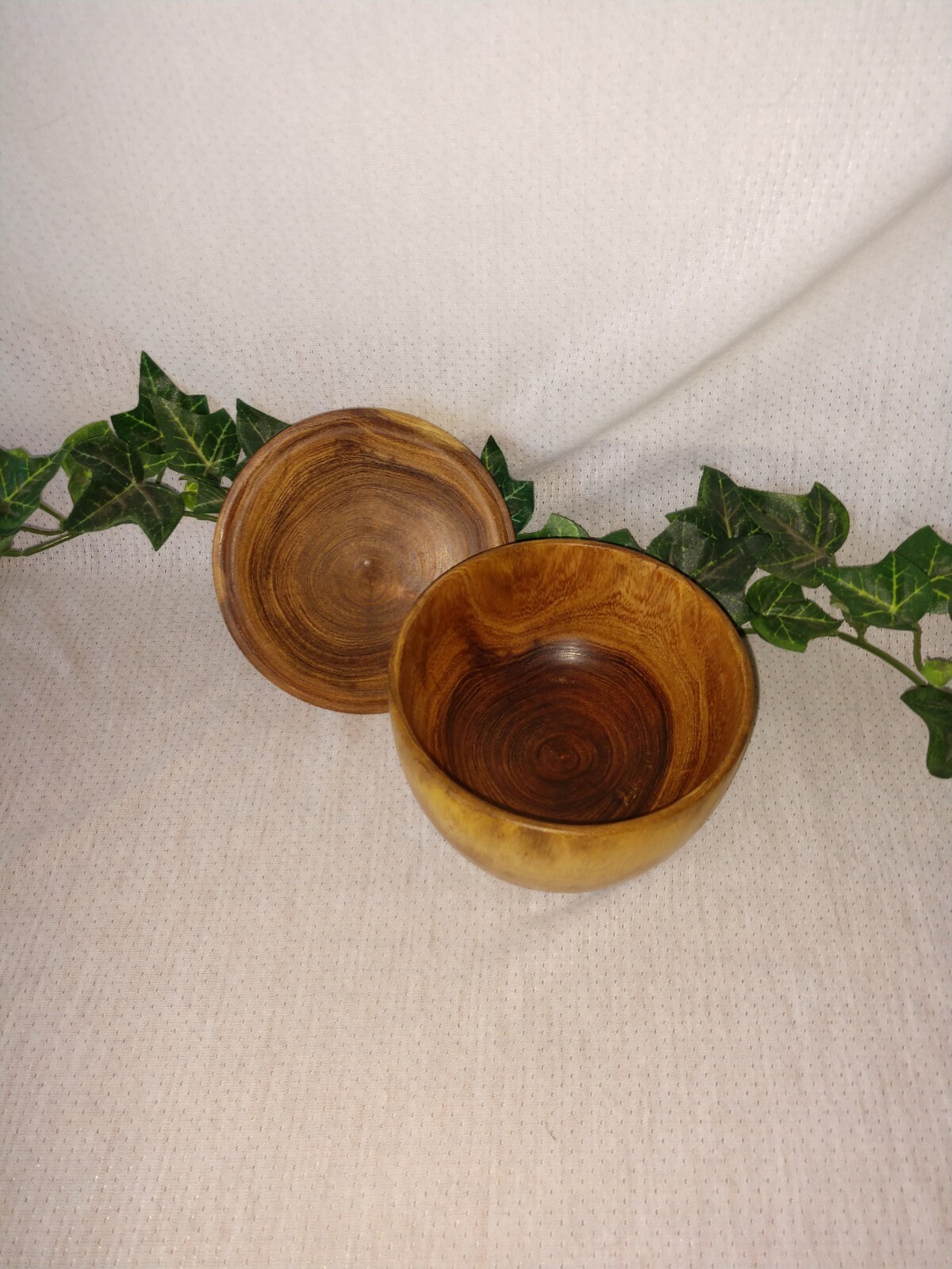 Wood Salt Cellar With Lid Salt Box Wood Spice Box Handmade - Etsy