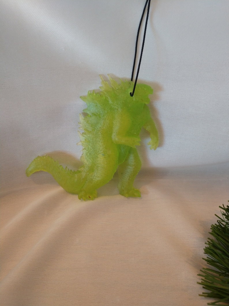 Set Godzilla Ornaments, Cryptid Christmas Ornaments - Etsy