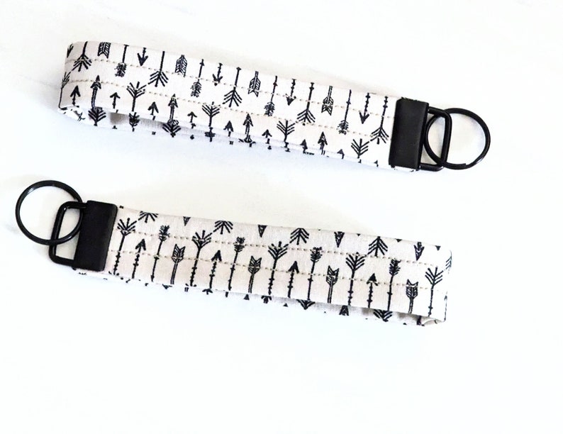 Boho Arrow Fabric Keychain Wristlet: Rustic Key Fob - Etsy