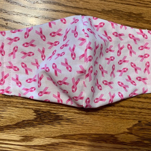 Breast Cancer Awareness Face Mask - Etsy
