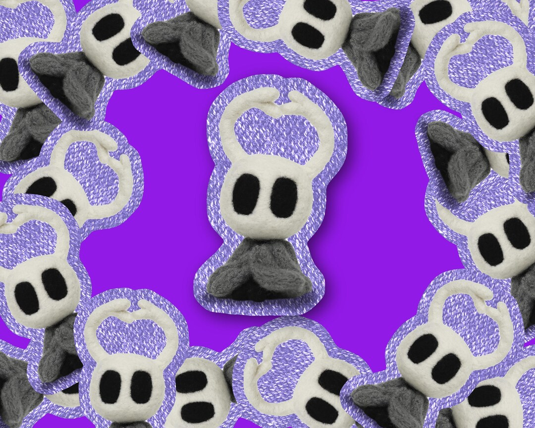 Hollow Knight - Needle Felted Art Vinyl Sticker - Etsy