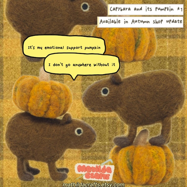 Capybara Desk Friend - Etsy