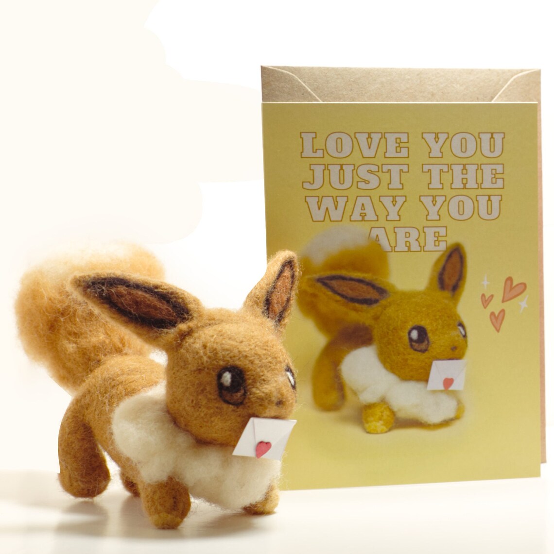 Love You Just the Way You Are, Pokemon Eevee Card, for Anniversary ...