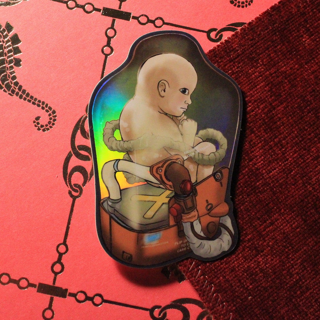 Death Stranding Bridge Baby Holographic Sticker - Etsy