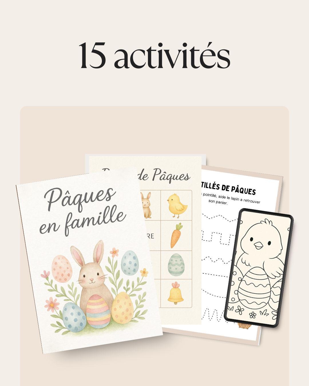 Easter Activity Booklet – 15 Printable Pages for Kids | Downloadable ...