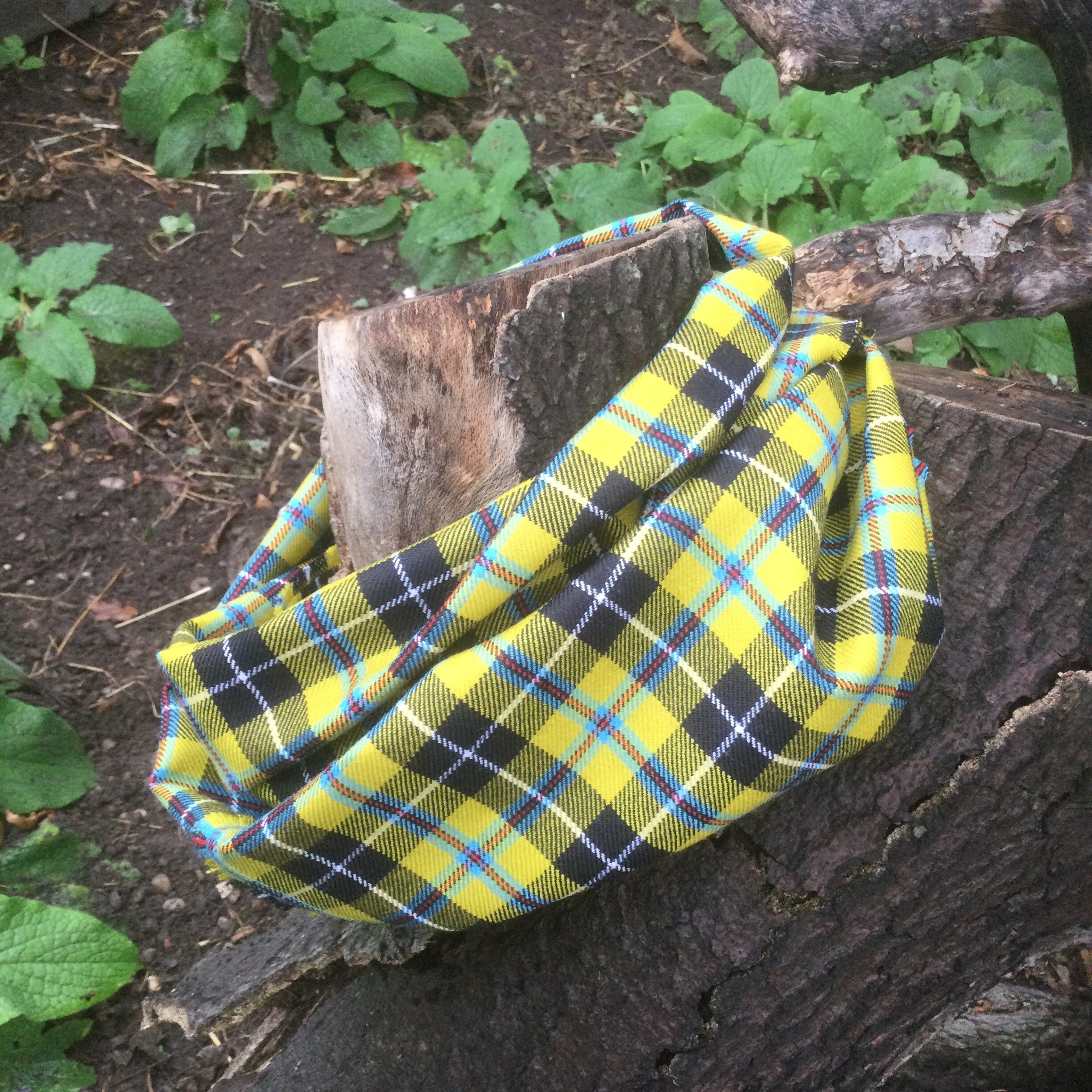 Cornish tartan infinity scarf Cornish plaid infinity scarf | Etsy